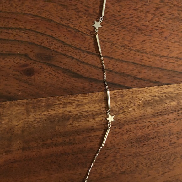 Vintage | Jewelry | Thin Dainty Silver Segmented Star Necklace | Poshmark
